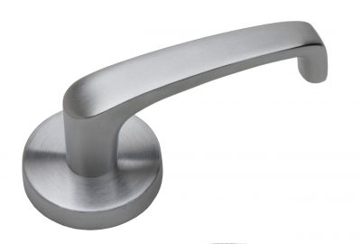 Legge 67 Series Ergo Lever Handle On Round Rose | Commercial Handles ...