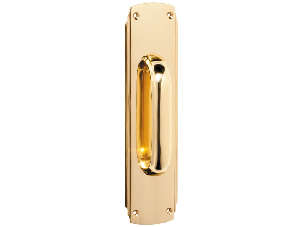 Traditional Deco Pull Handles on Backplate | $115.75 | Interior Effects