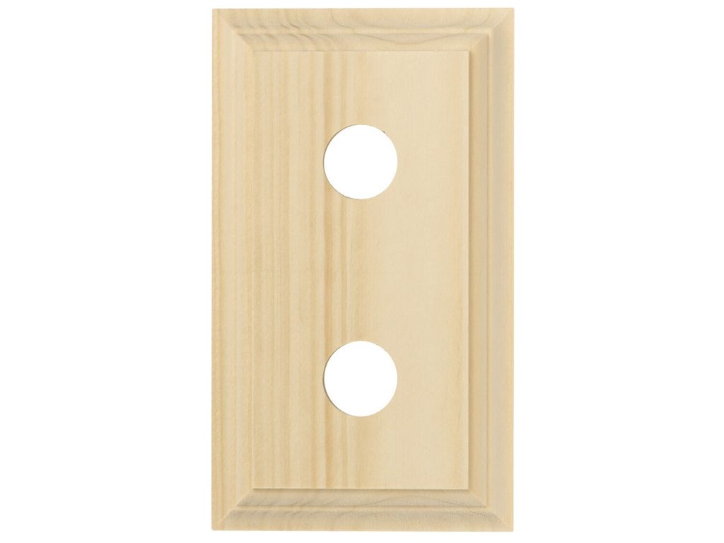 Tradco Classic Switch And Socket Wooden Block Double | $18.39 ...
