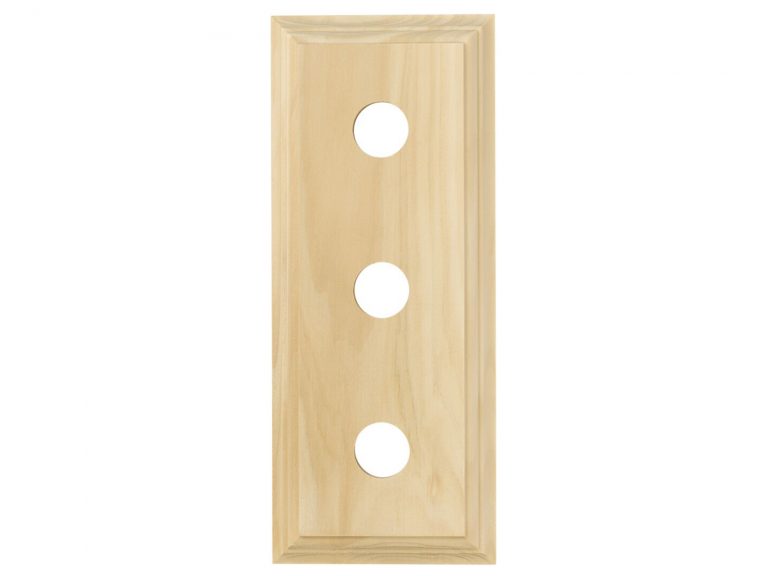 Tradco Classic Switch And Socket Wooden Block 3 Spaces | $21.45 ...