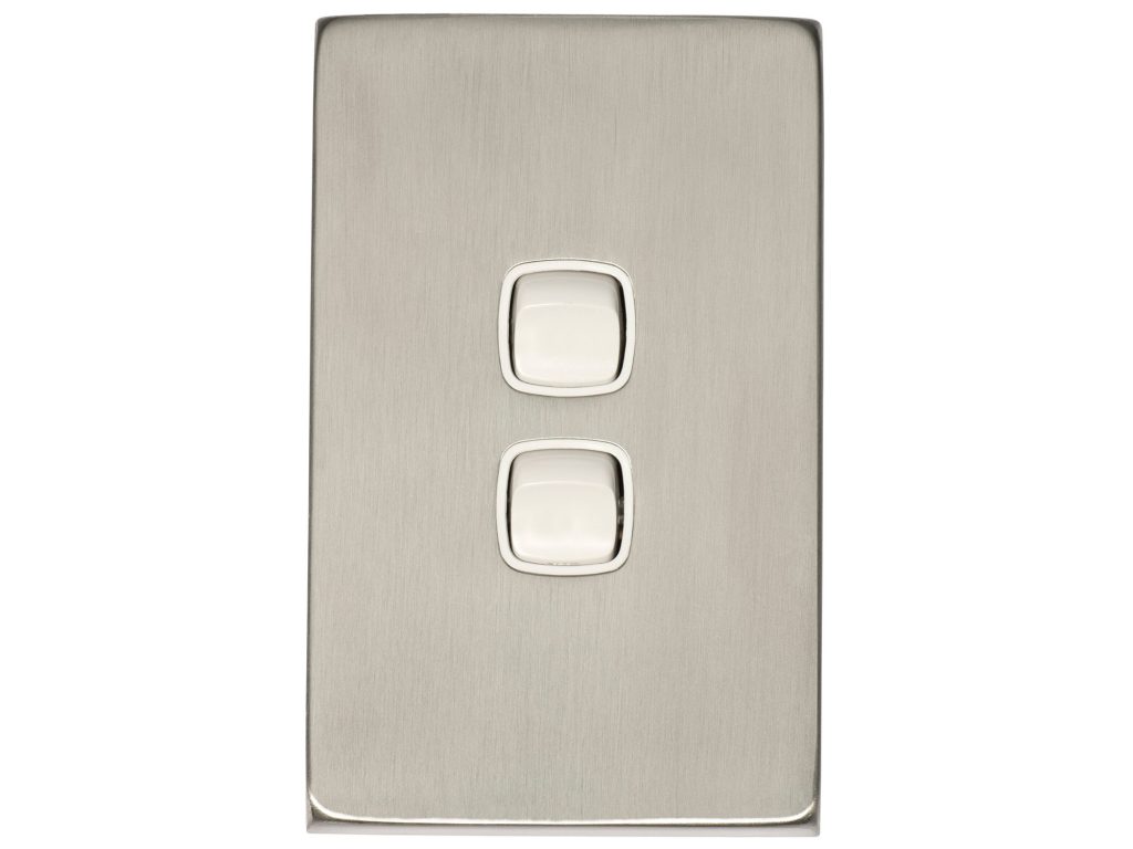 Tradco Flat 316 Stainless Steel Rocker Light Switch | $58.99 | Interior ...