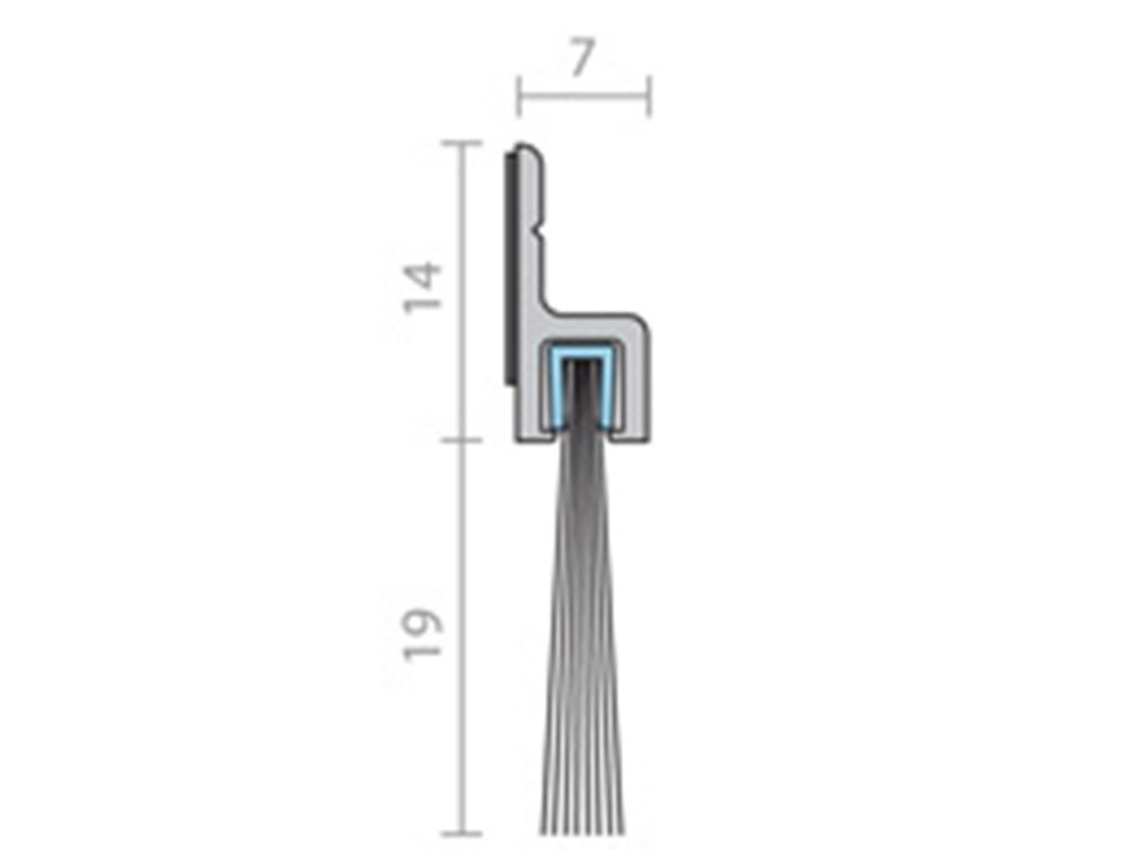Raven RP2a 19mm Brush Strip Seal | $86.21 | Interior Effects
