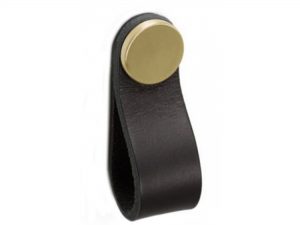 Flexa Black Leather Tab Handles | $26.01 | Interior Effects