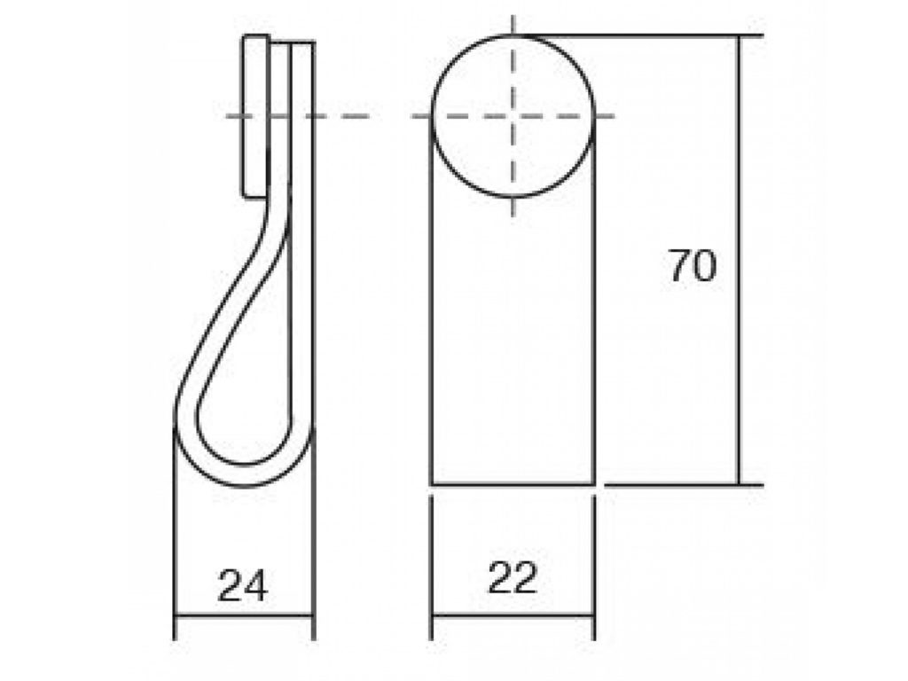 Flexa Black Leather Tab Handles | $26.01 | Interior Effects