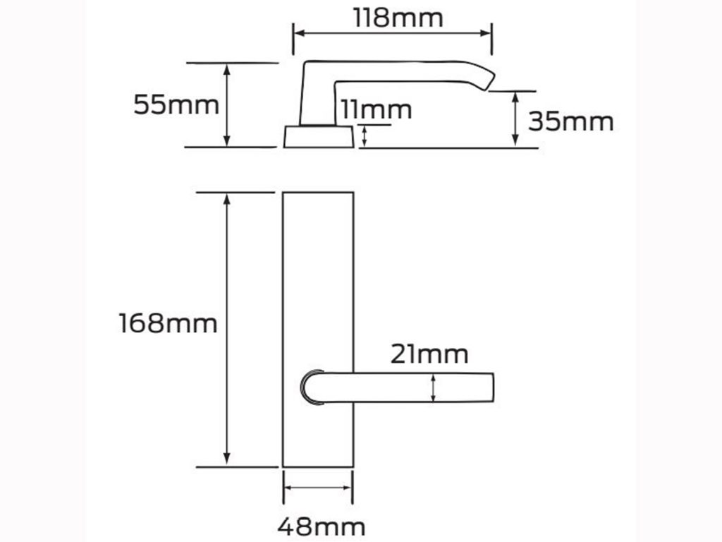 Legge 700 Series Exterior Plate With Leonardo 12 Lever | $155.55 ...