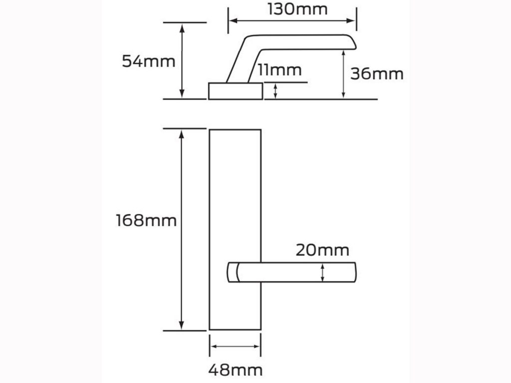 Legge 700 Series Exterior Plate With Cisa 59 Lever | $176.80 | Interior ...