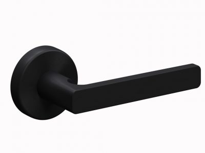 Legge Medio Series Rivera Lever Handle On Round Rose | $40.38 ...