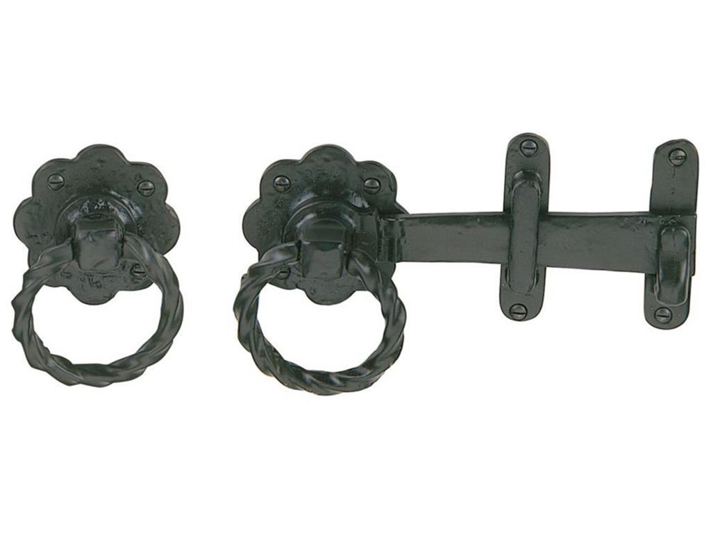 Elements Black Iron Gate Latch | $74.14 | Interior Effects