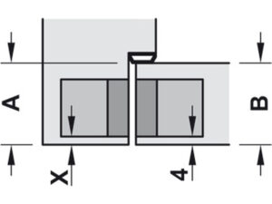 Tectus TE 340 80kg Concealed Hinge | $198.00 | Interior Effects