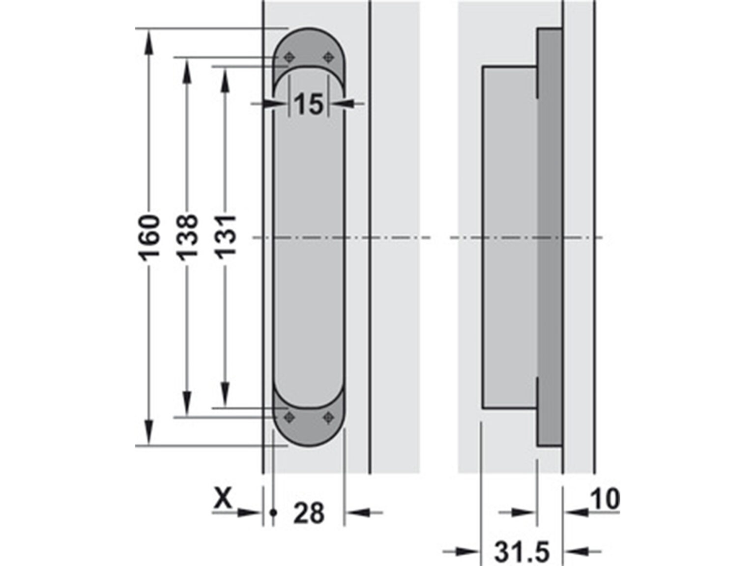 Tectus TE 340 80kg Concealed Hinge | $198.00 | Interior Effects