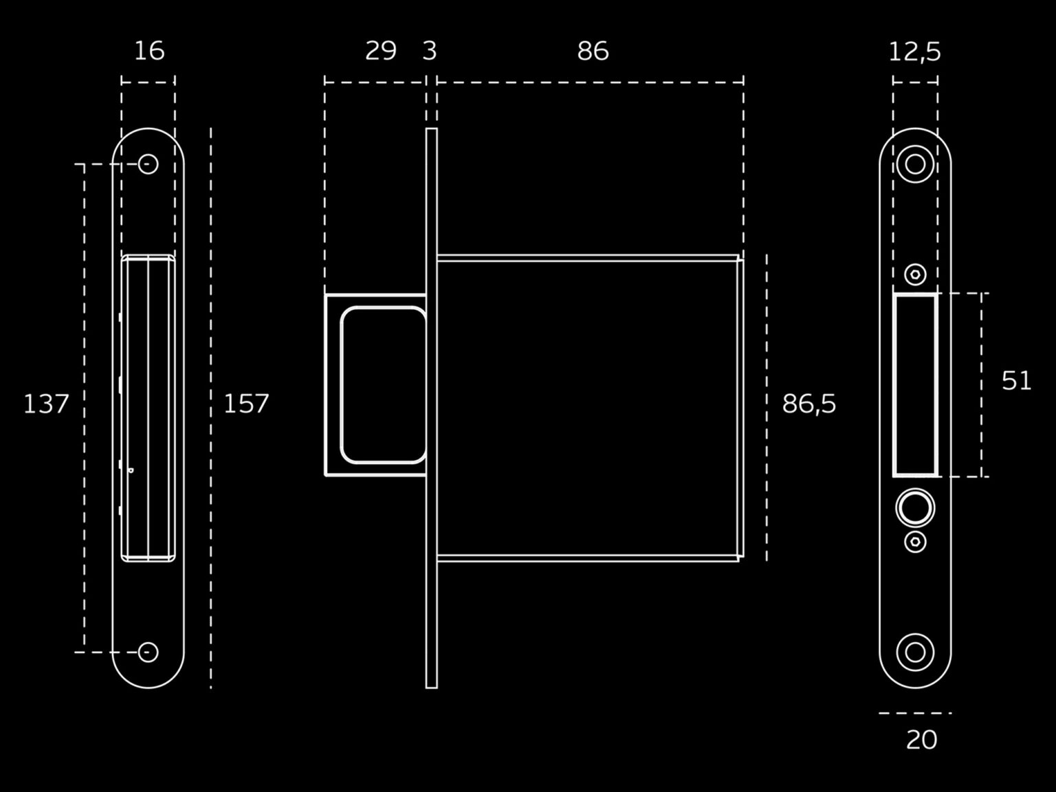 JNF Sliding Door End Pull | $123.16 | Interior Effects