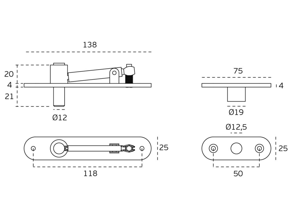 JNF 80kg Concealed Pivot For Double And Single Action Doors | $124.21 ...