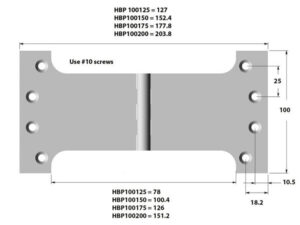 100 x 125 x 4mm Brass Parliament Hinge | $37.52 | Interior Effects