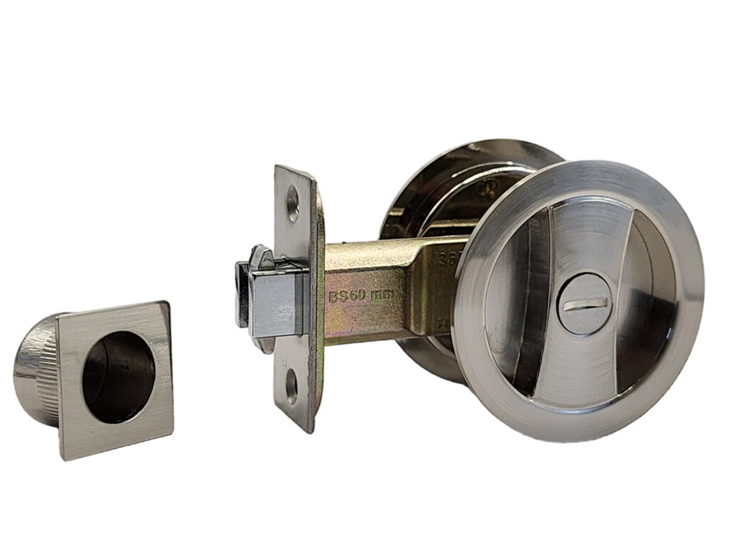 Bailey Round Sliding Door Privacy Lock Sets | $60.55 | Interior Effects