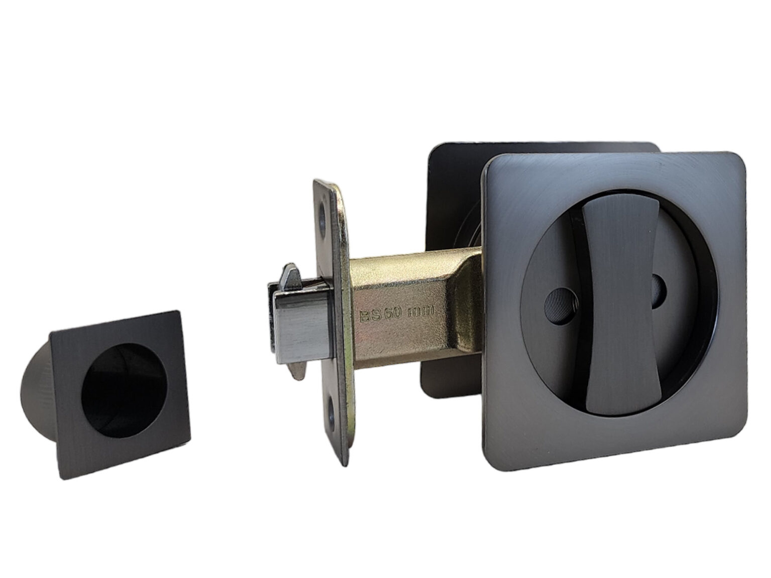 Bailey Square Sliding Door Privacy Lock Sets | $60.55 | Interior Effects