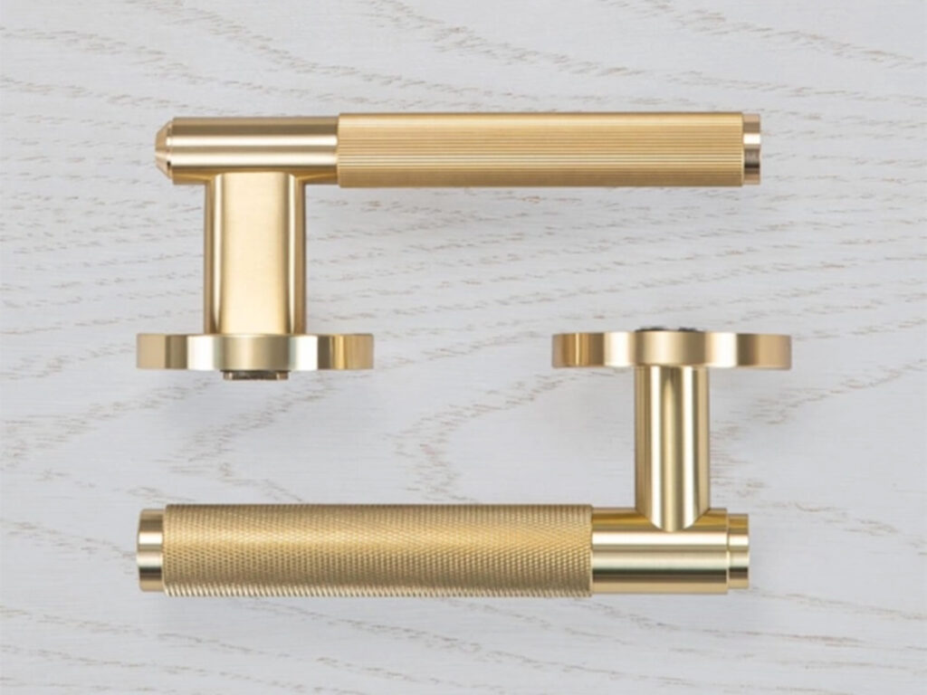 Buster+Punch Linear Gun Metal Passage Door Handle Set | $0.00 ...