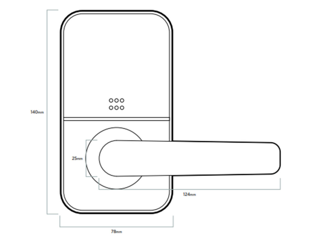 Sylvan Smart Entry Lever Handle | $224.68 | Interior Effects