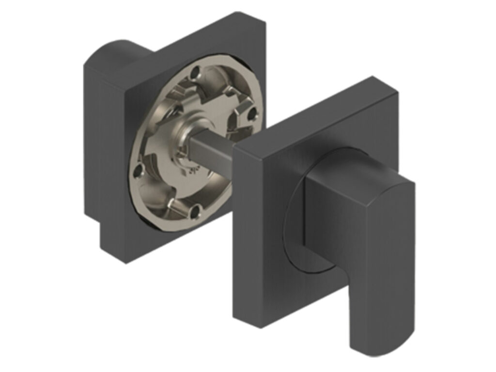 Lockwood Apex Mini Levers On Square Rose | $100.59 | Interior Effects