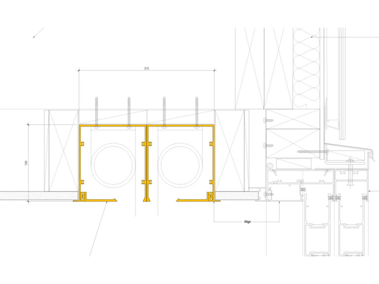 Vanda Double Flange Flush Box Extrusion With Cover Plates | $1,530.00 ...