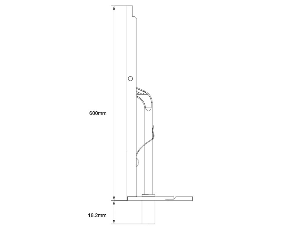 Lockwood 600mm Recessed Flush Bolt | $139.74 | Interior Effects