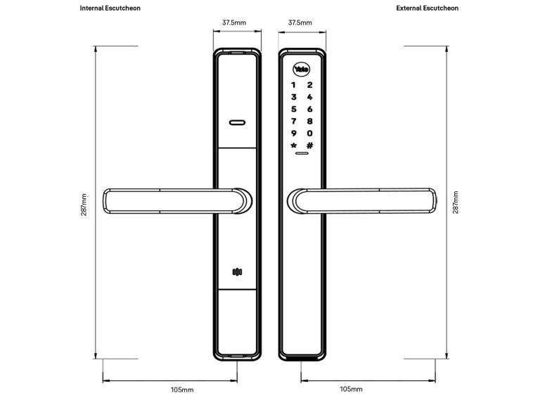 Yale Unity® Slim Smart Locks | $680.00 | Interior Effects