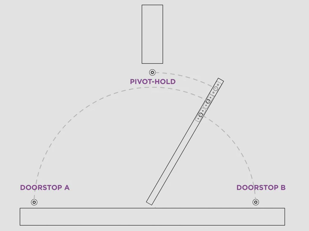 Fantom Pivot Door Stops | $33.68 | Interior Effects